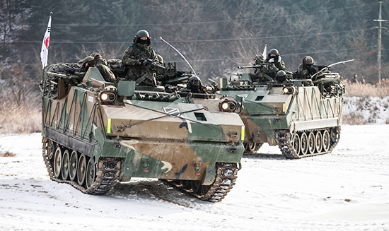 “혹한도 우리의 전투의지를 막을 수 없다”